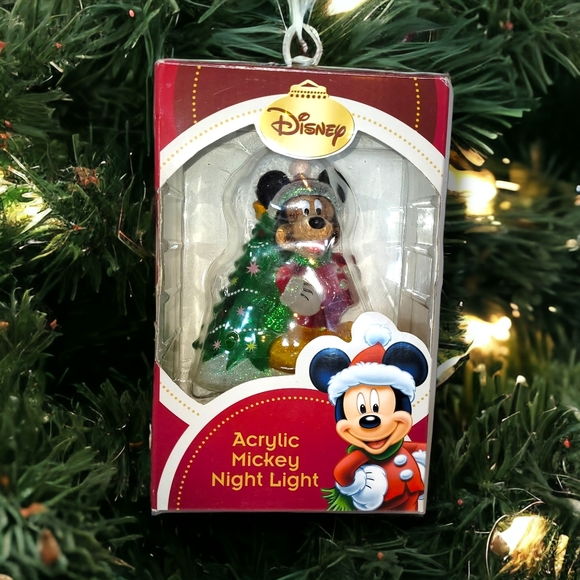 Disney | Holiday | Christmas Disney Mickey Mouse Night Light | Poshmark